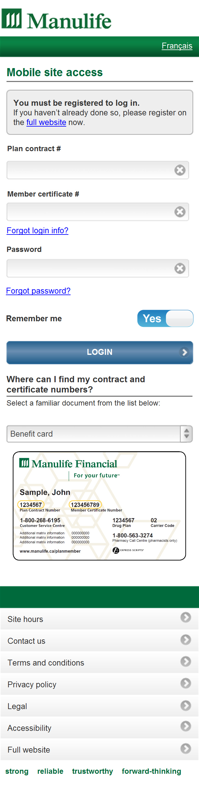 Manulife - Group Benefits Mobile